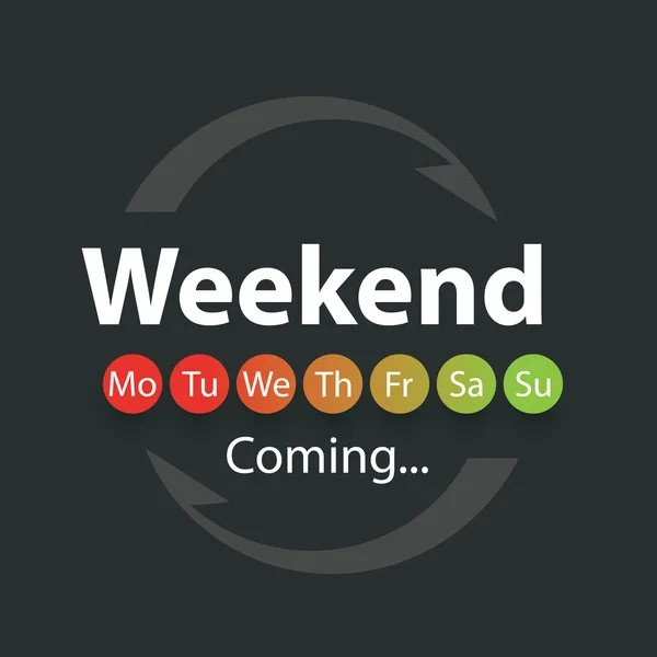 Weekend is coming Vector Art Stock Images | Depositphotos