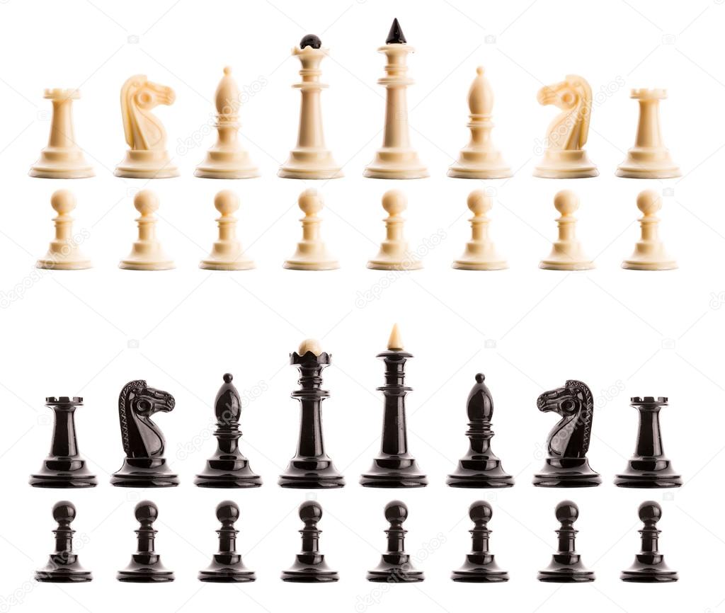Chess figures in ranges Stock Photo by ©Nomadsoul1 106353720