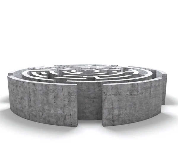 Circular labyrinth — Stock Photo © Nomadsoul1 #61557701