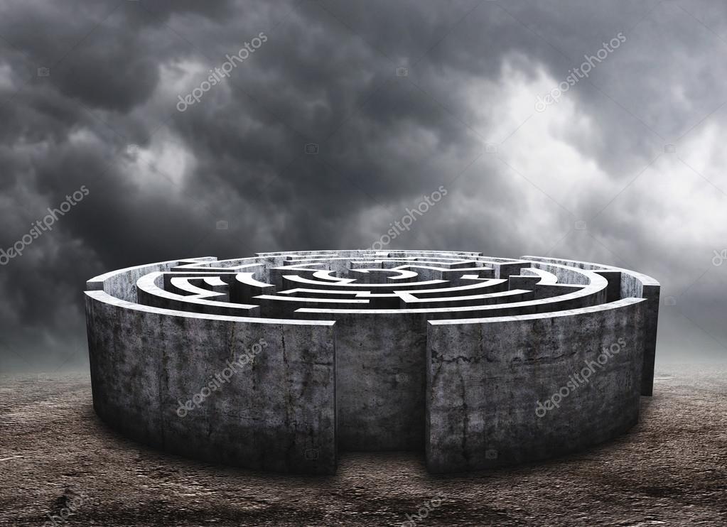 Circular labyrinth — Stock Photo © Nomadsoul1 #61557701 Circular labyrinth — Stock Photo © Nomadsoul1 #61557701