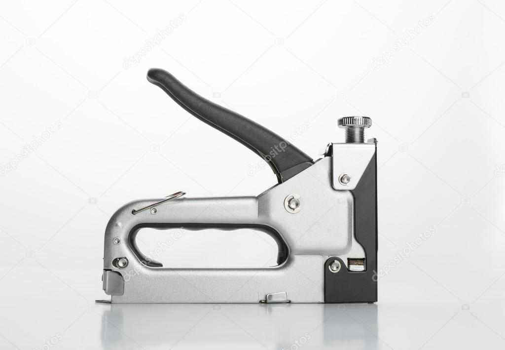 Industrial stapler on white Stock Photo by ©Nomadsoul1 69377261
