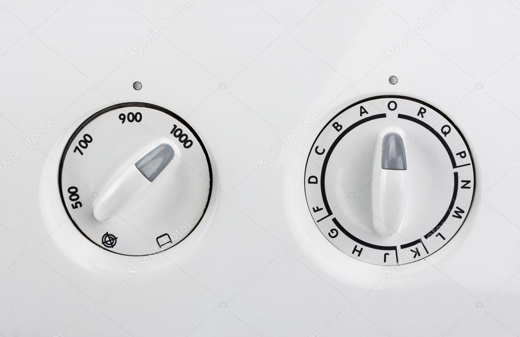 Control panel of washing machine — Stock Photo © Nomadsoul1 #74743433