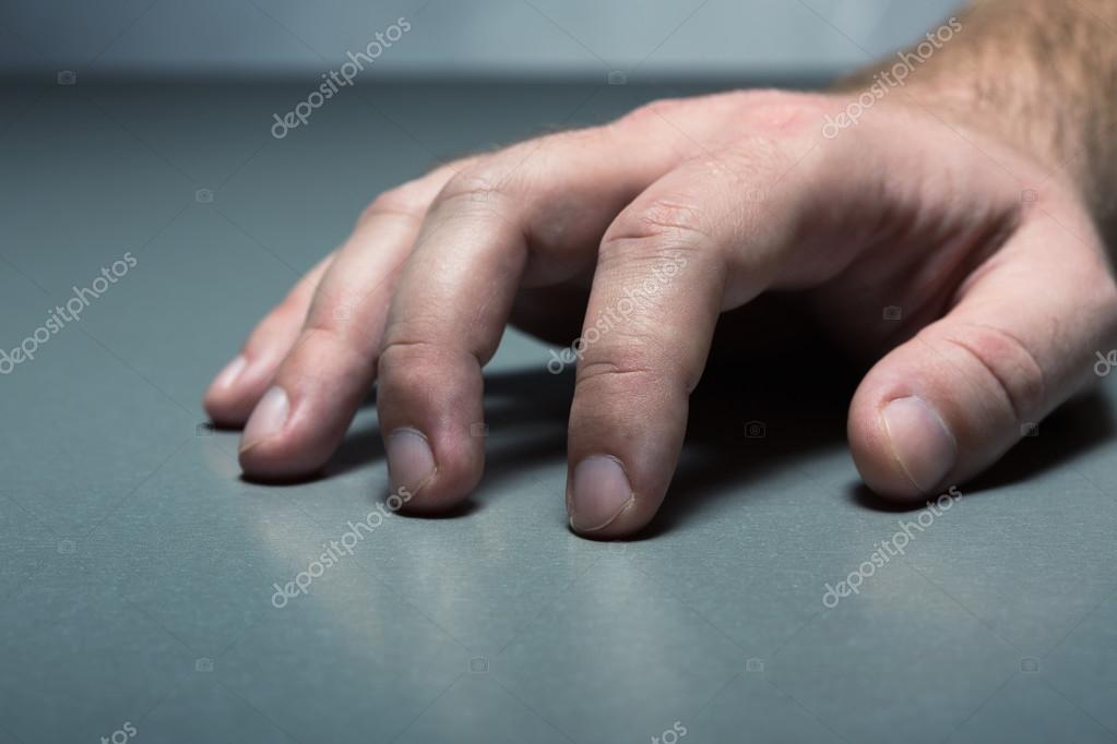 Human hand on table Stock Photo by ©Nomadsoul1 95884648