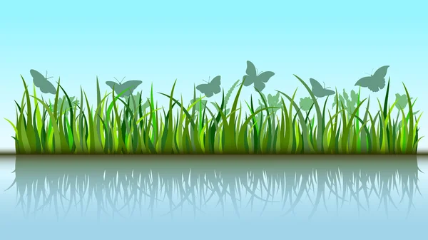 Grass brushes — Stock Vector © nata-art #3601241