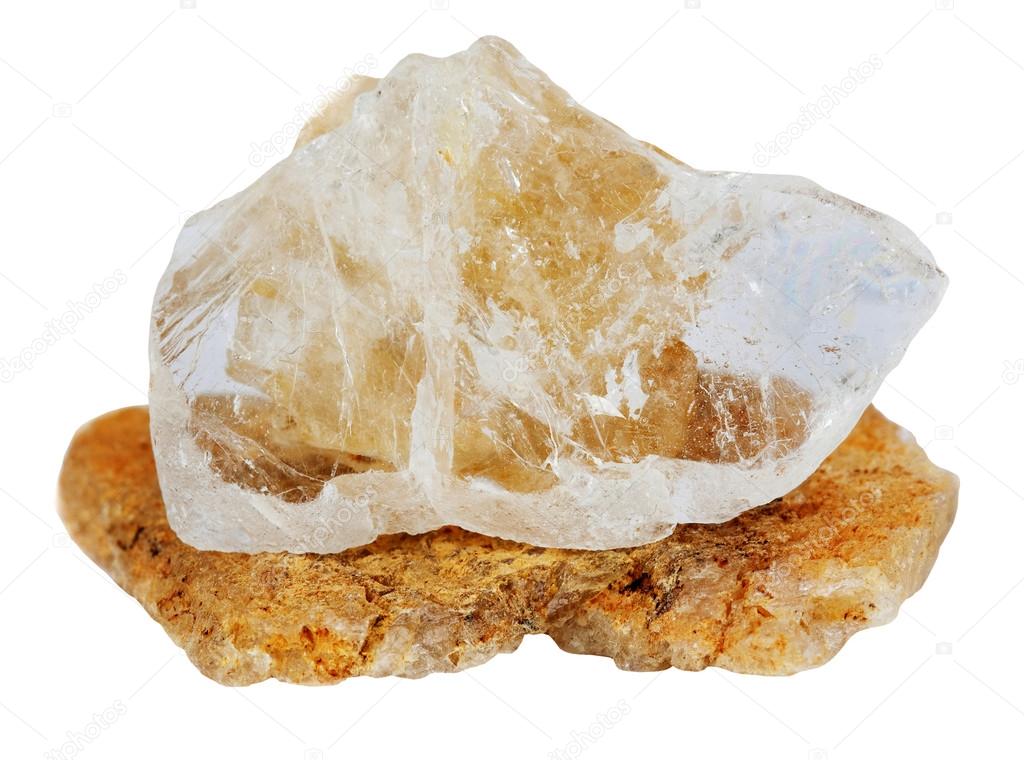 Mineral Topaz on a white background — Stock Photo © zelenka68 #102818662