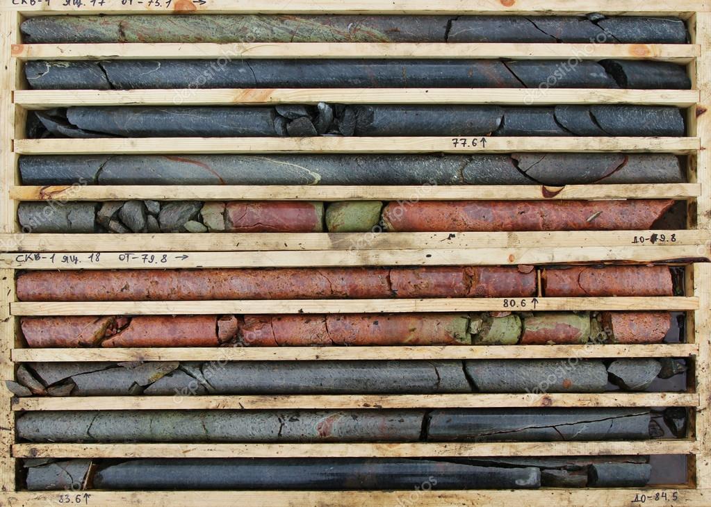Borehole core with rock — Stock Photo © zelenka68 #99623408