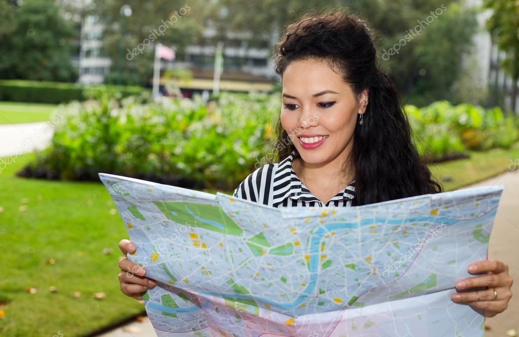 Reading map Stock Photo by ©michaelpuche 54972205