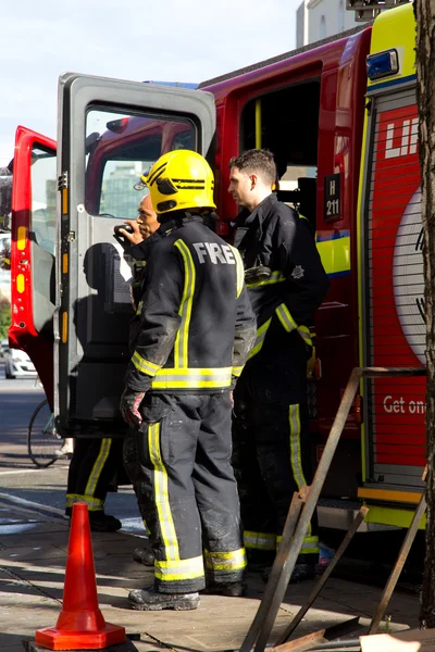 Fireman at work - Stock Image - Everypixel
