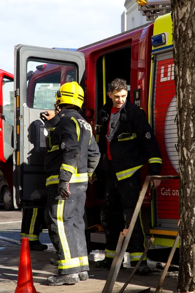 Fireman at work - Stock Image - Everypixel