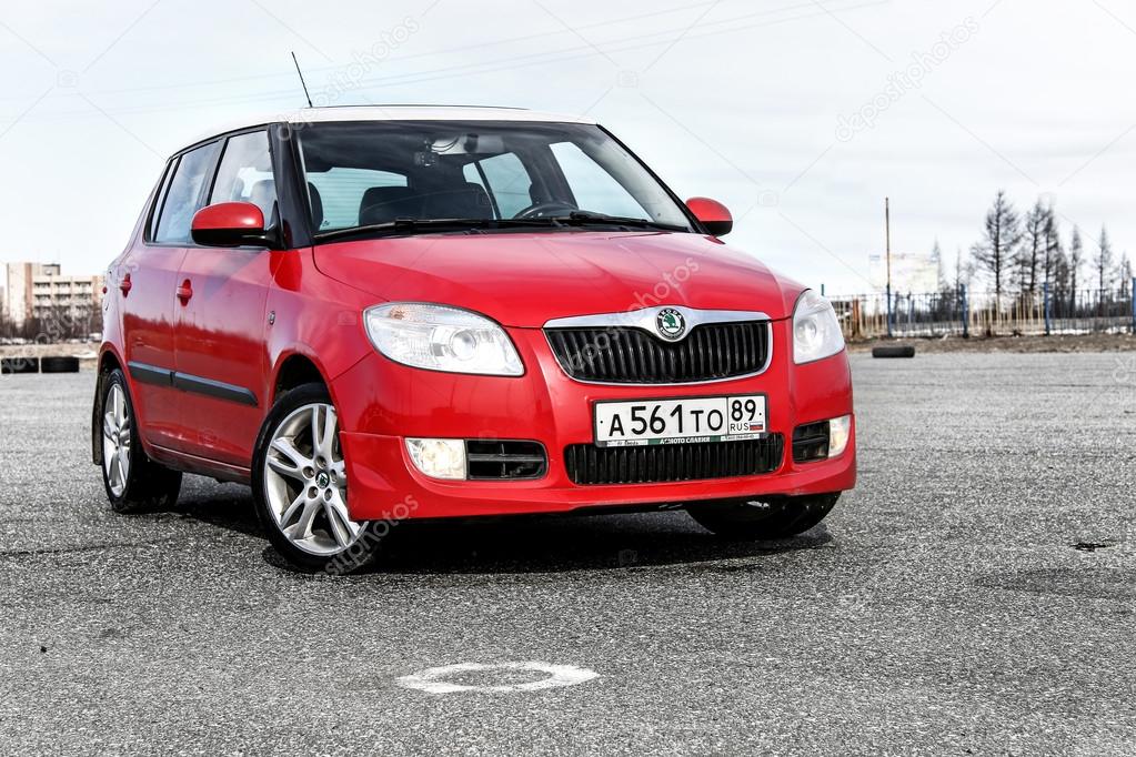 Red Skoda Fabia – Stock Editorial Photo © Artzzz #110393758