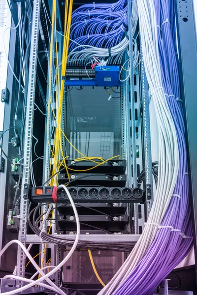 Network Panel Switch Cables Internet Data Center — Stock Photo © kubais ...