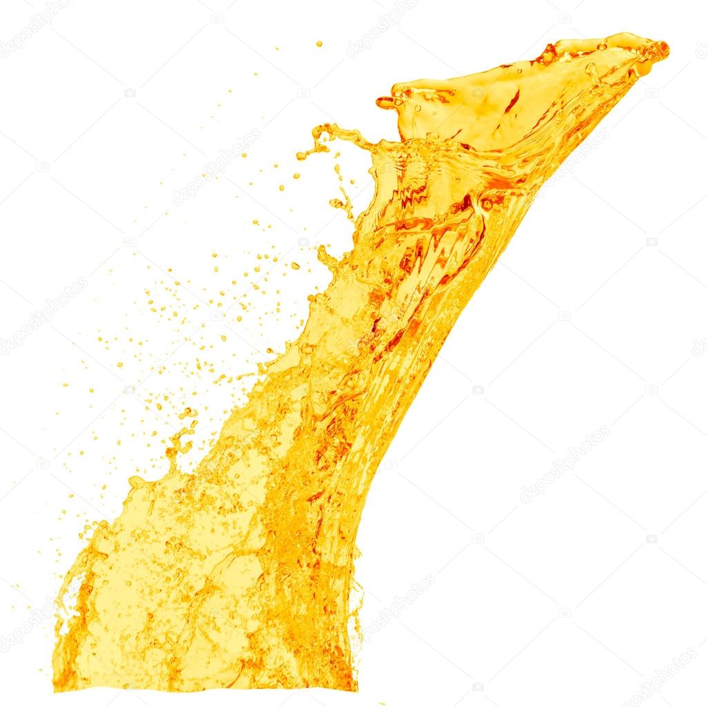 Orange juice splash — Stock Photo © kubais #76163947