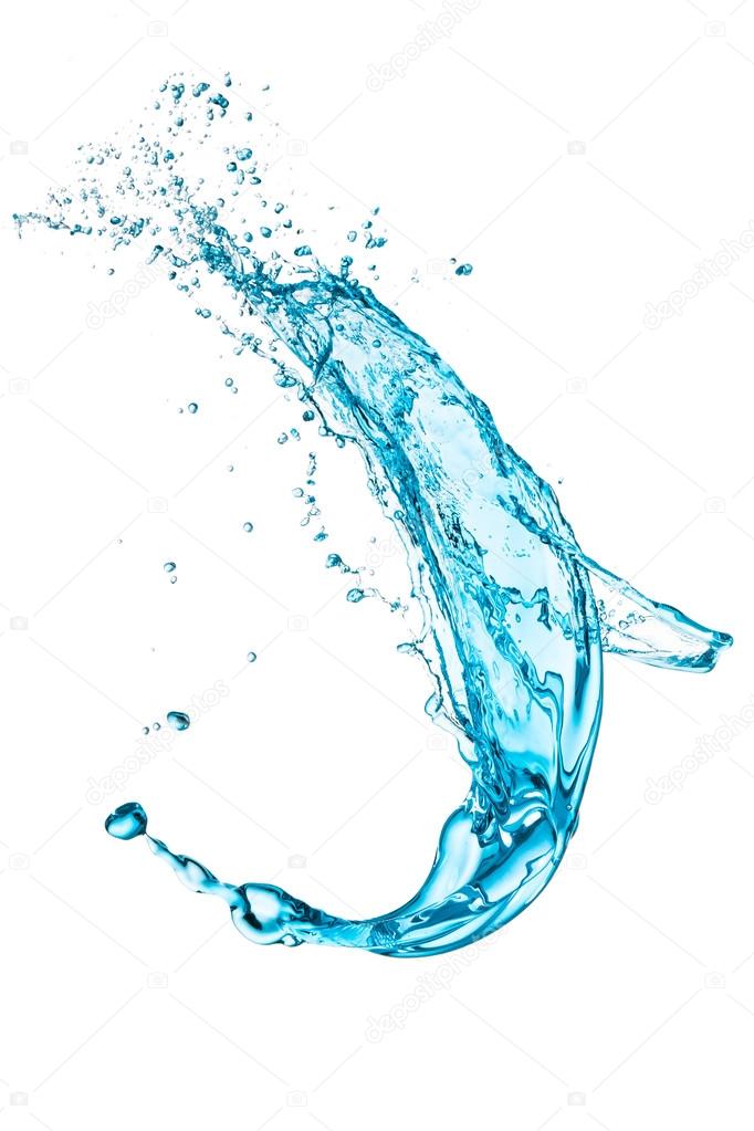 Turquoise water splash — Stock Photo © kubais #92430354