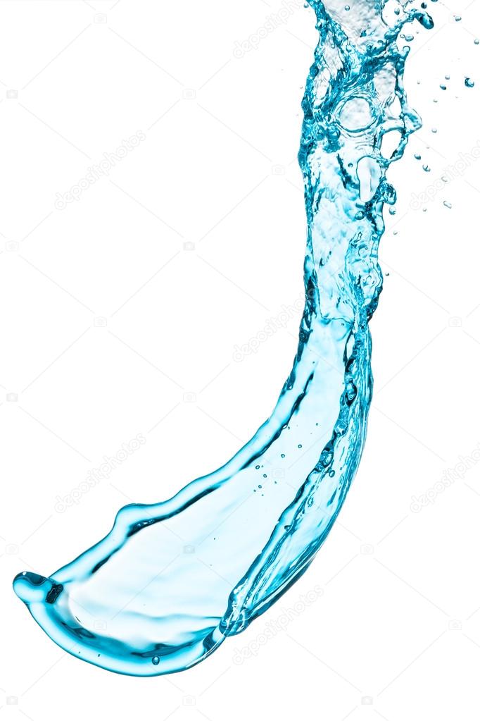 Turquoise water splash — Stock Photo © kubais #94926858