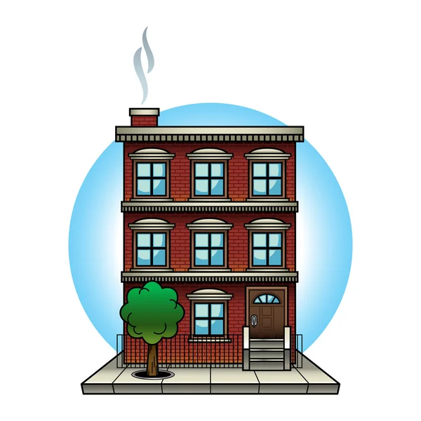 Apartment building vector Stock Vector by ©briangoff 100144038