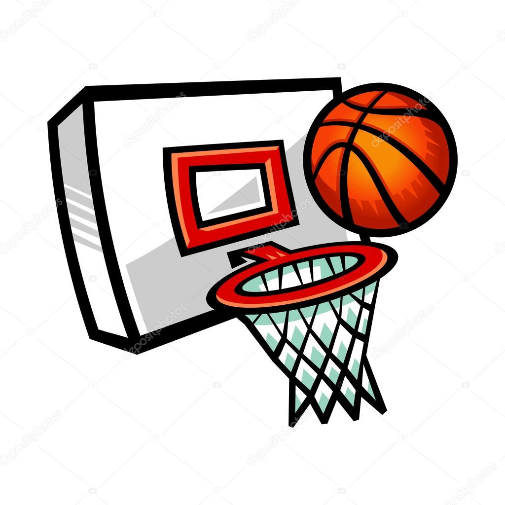 Basketball hoop vector icon illustration — Stock Vector #100155612