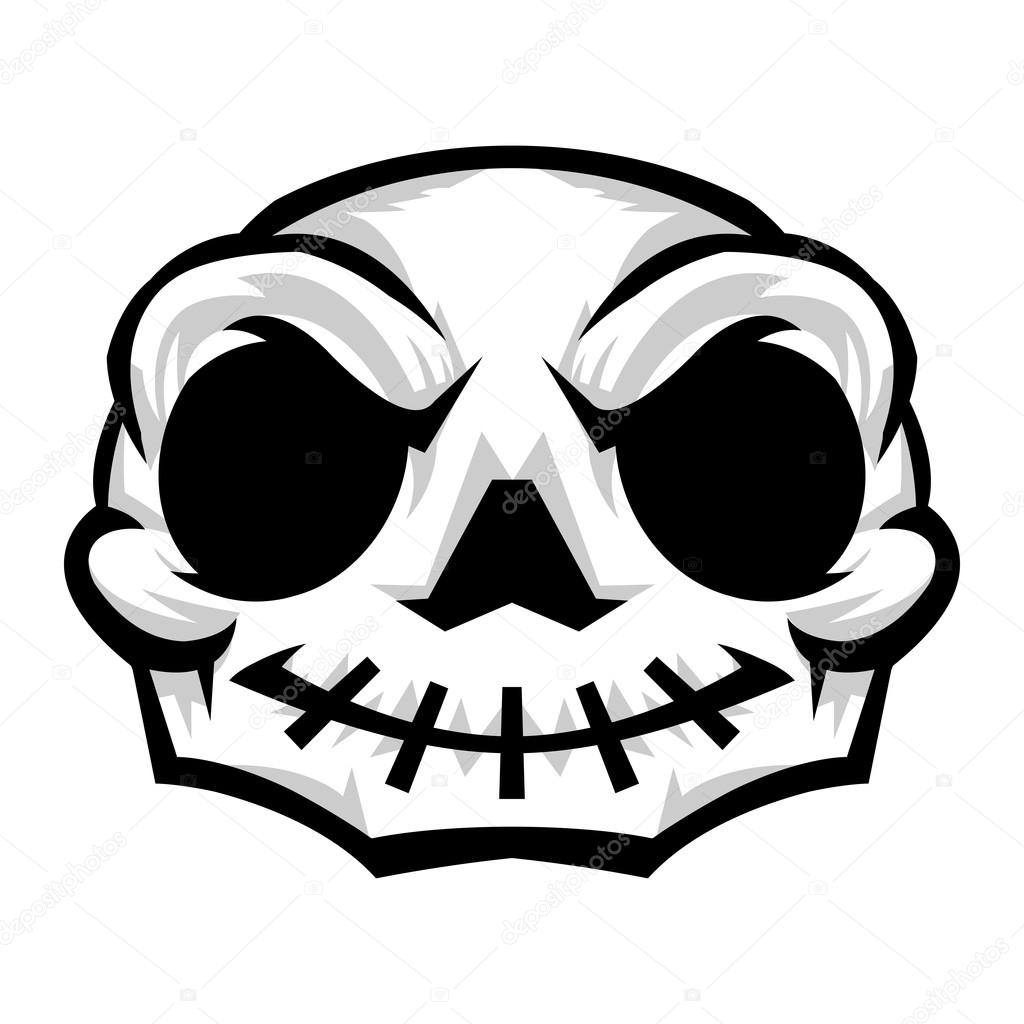 Skull Vector Icon Stock Vector By ©briangoff 100627240
