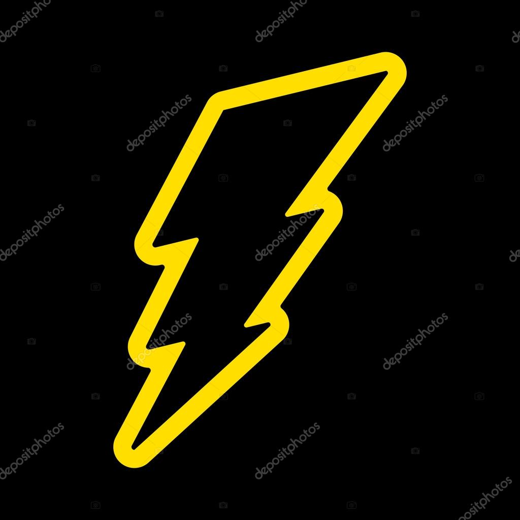 Lightning bolt vector icon Stock Vector by ©briangoff 100813580 Lightning bolt vector icon Stock Vector by ©briangoff 100813580