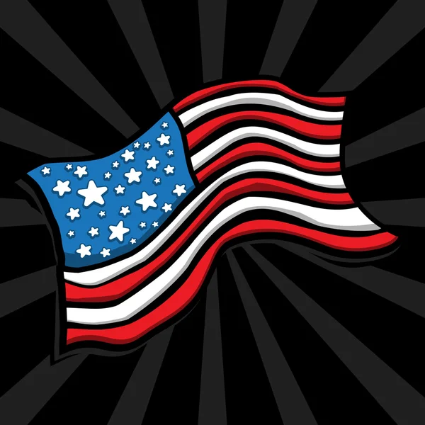 American flag vector icon — Stock Vector © briangoff #101106222 American flag vector icon — Stock Vector © briangoff #101106222
