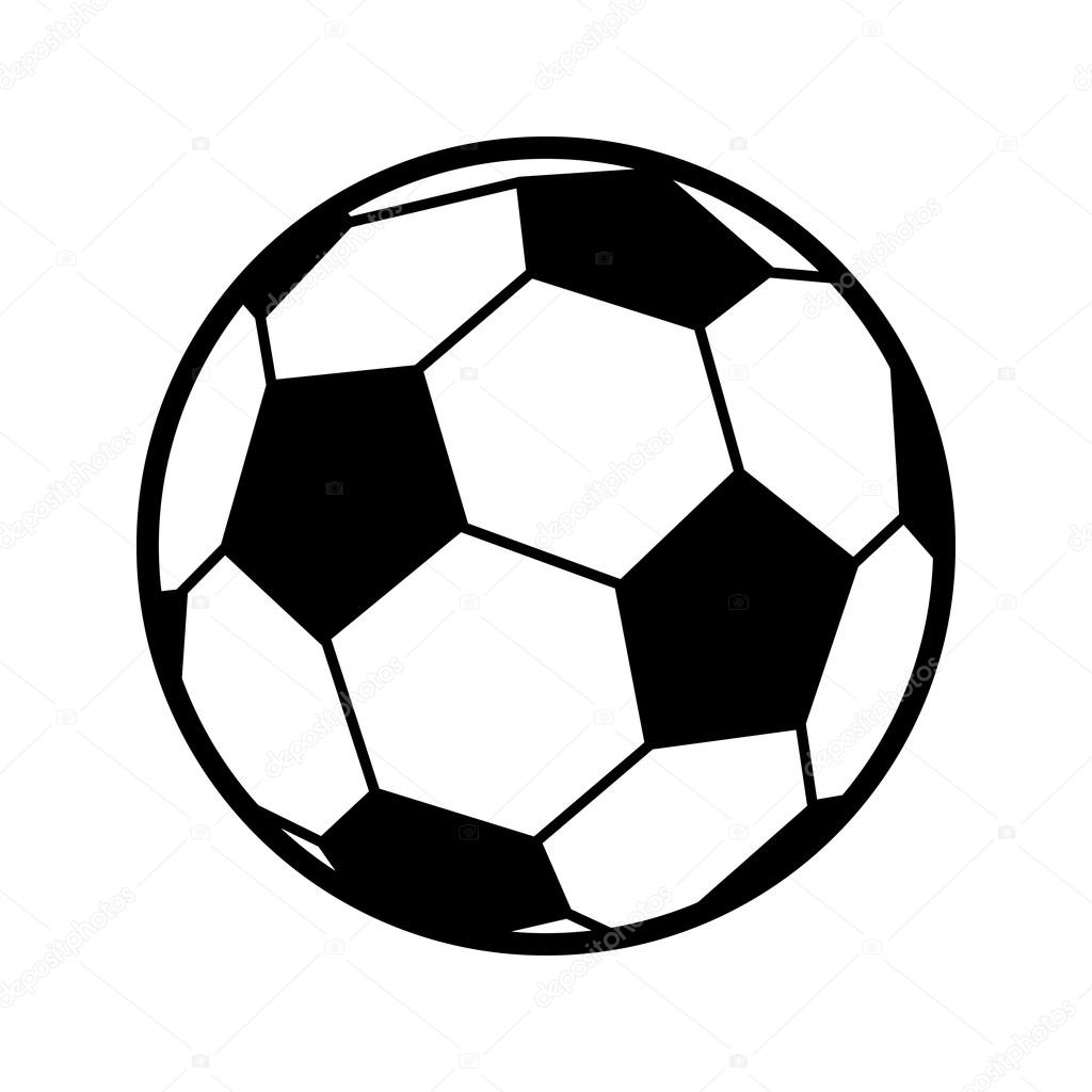 Voetbal voetbal vector pictogram — Stockvector © briangoff #101294876
