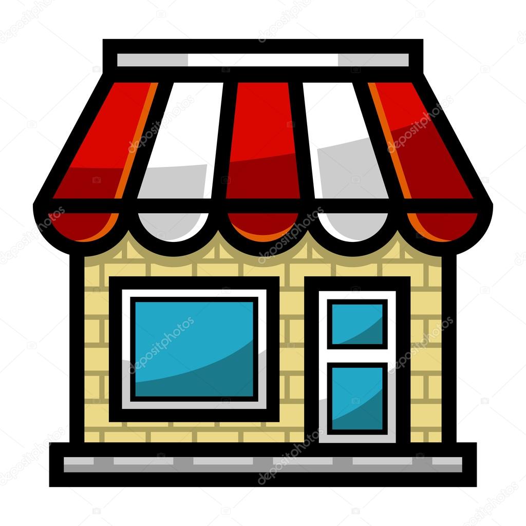 Business Storefront shop vector icon — Stock Vector © briangoff #101410010 Business Storefront shop vector icon — Stock Vector © briangoff #101410010