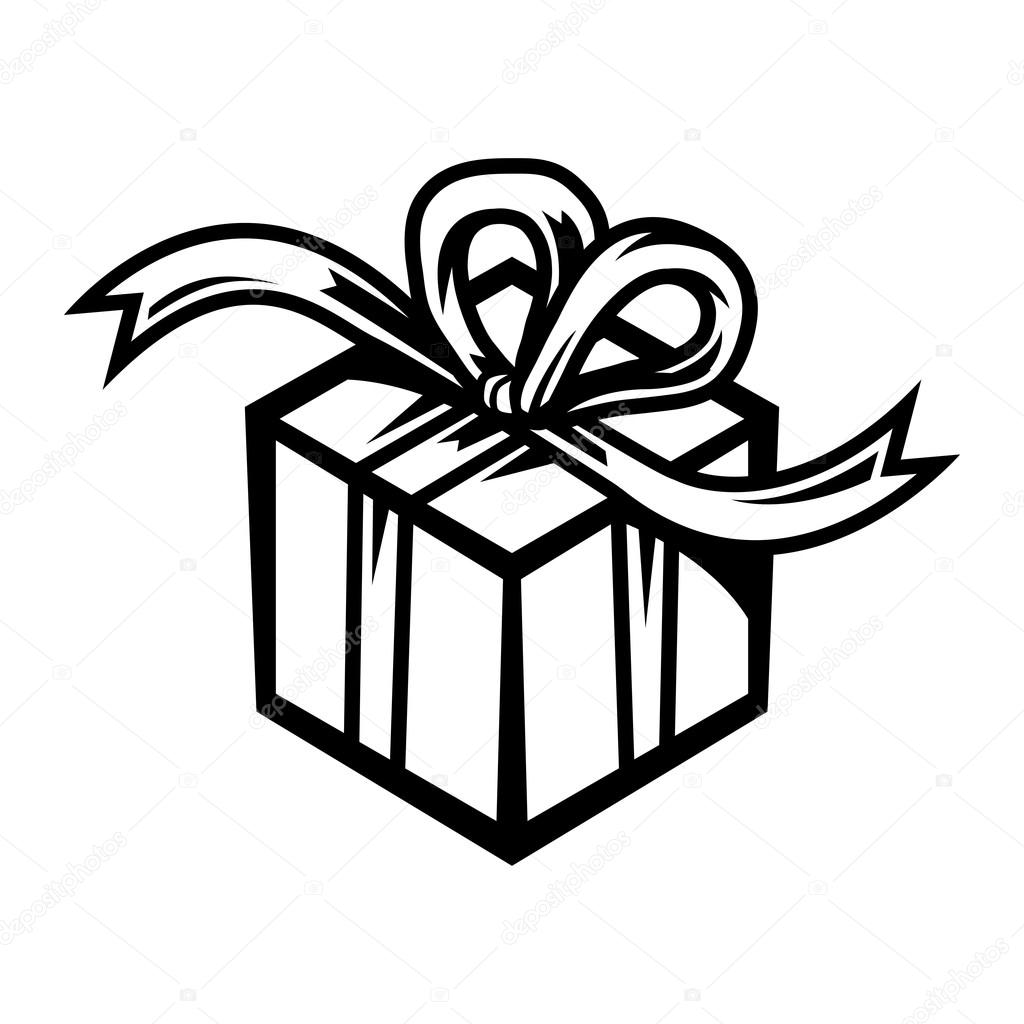 Navidad regalo caja regalo vector icono Vector de stock #101412862 de ...