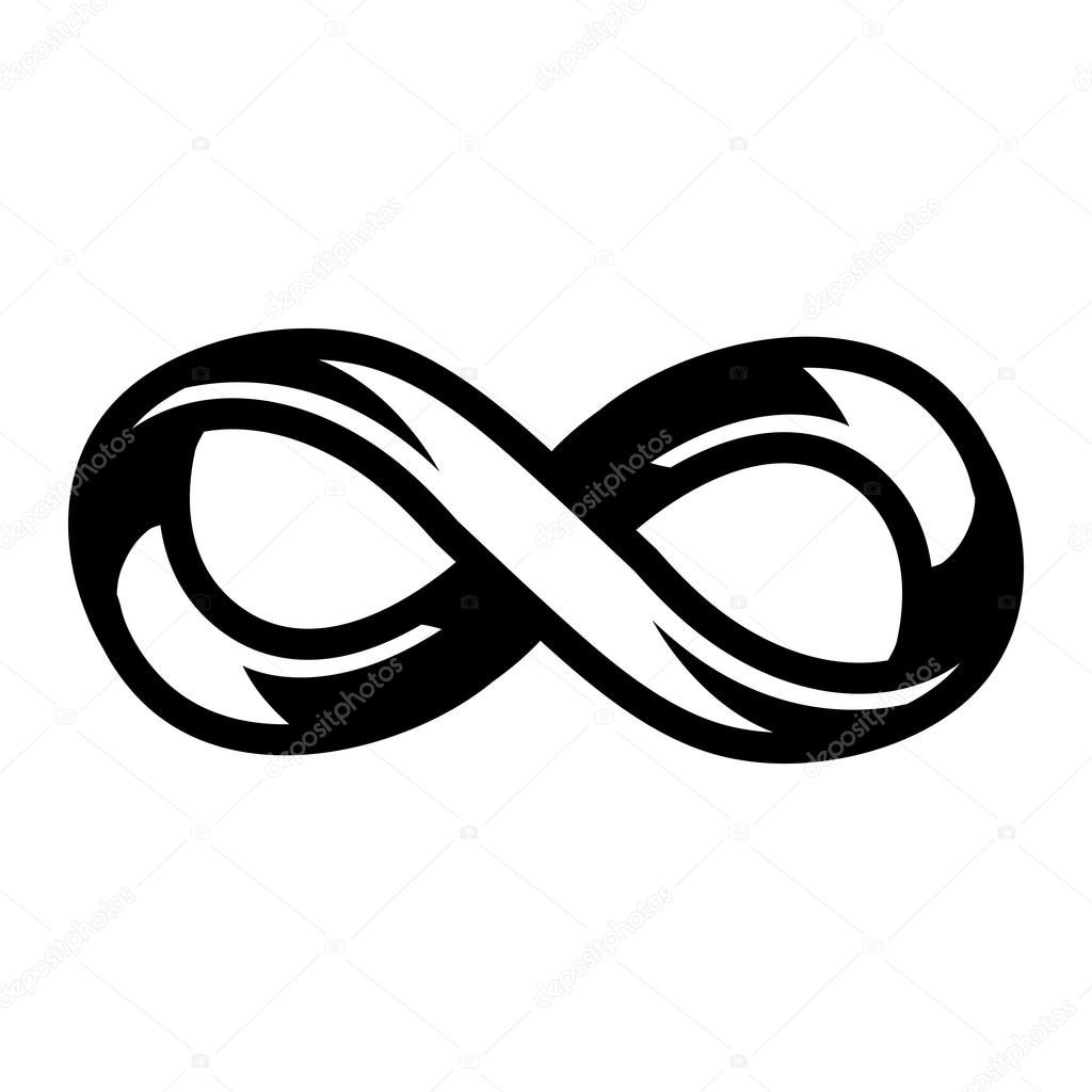 Infinity Loop Symbol vector icon — Stock Vector © briangoff #101982192