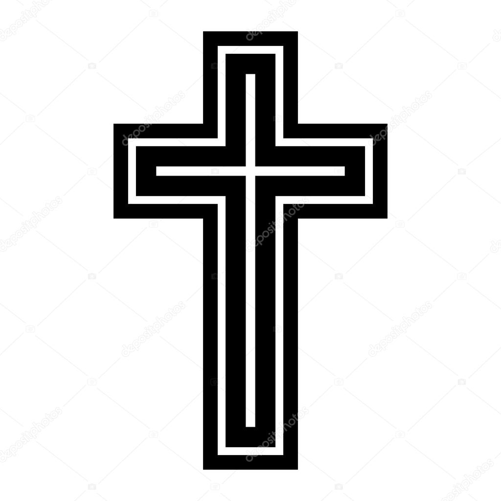 Christian Cross Crucifix Symbol vector icon Stock Vector by ©briangoff ... Christian Cross Crucifix Symbol vector icon Stock Vector by ©briangoff ...