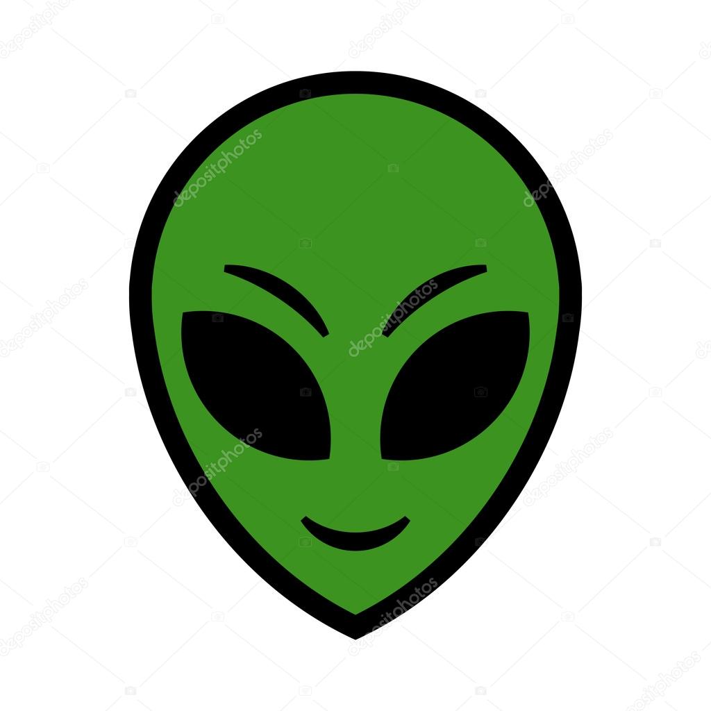 Alien Head Vector Icon Stock Vector by ©briangoff 99954410