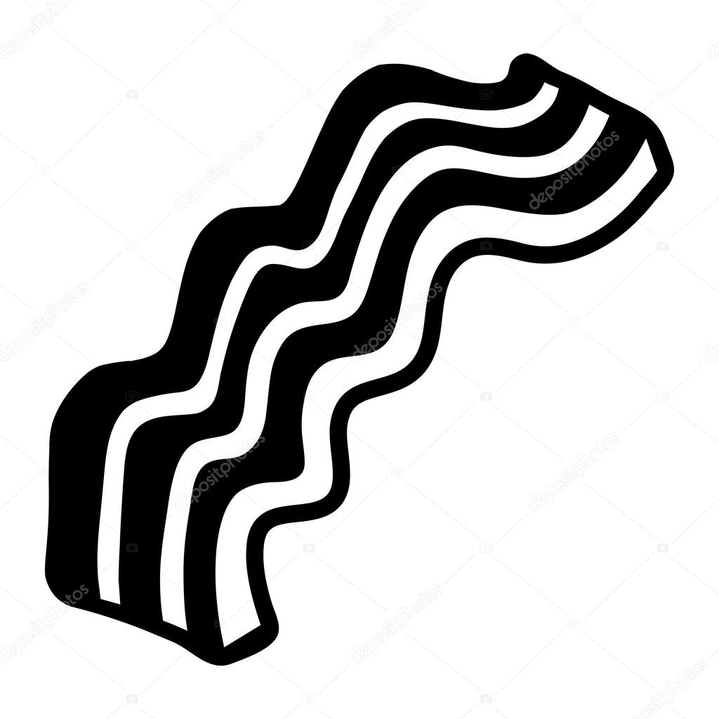 Bacon strip vector icon — Stock Vector © briangoff #99957412 Bacon strip vector icon — Stock Vector © briangoff #99957412