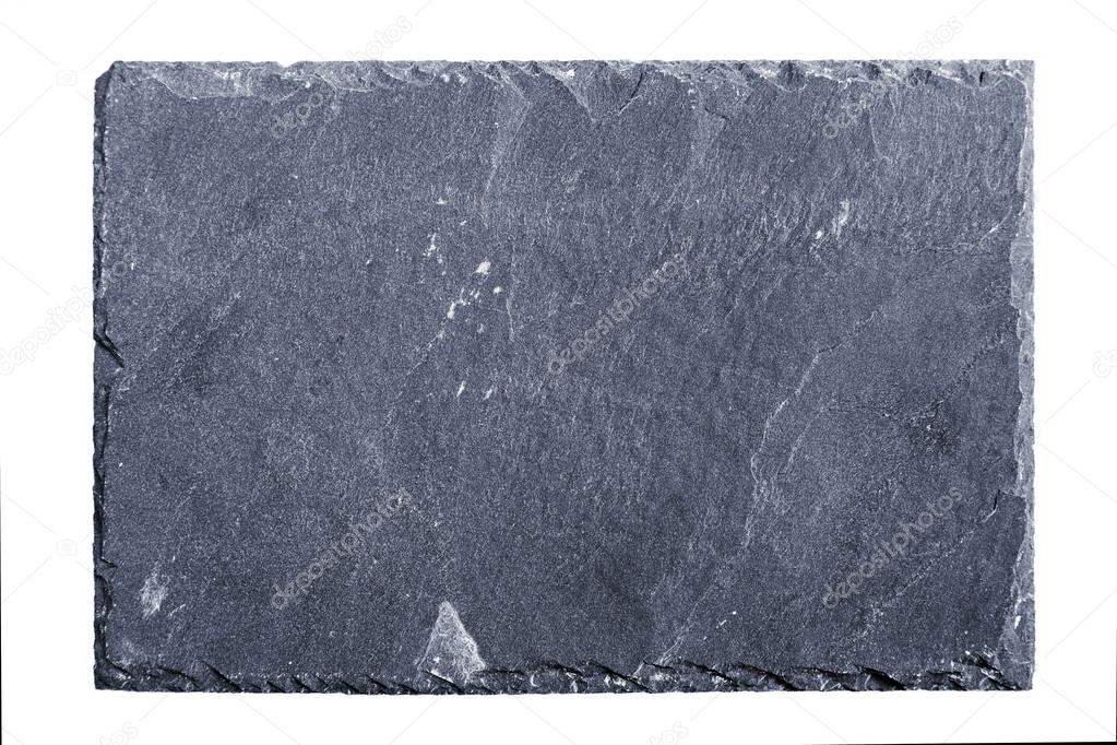 Slate board on white background Stock Photo by ©gdolgikh 85833068