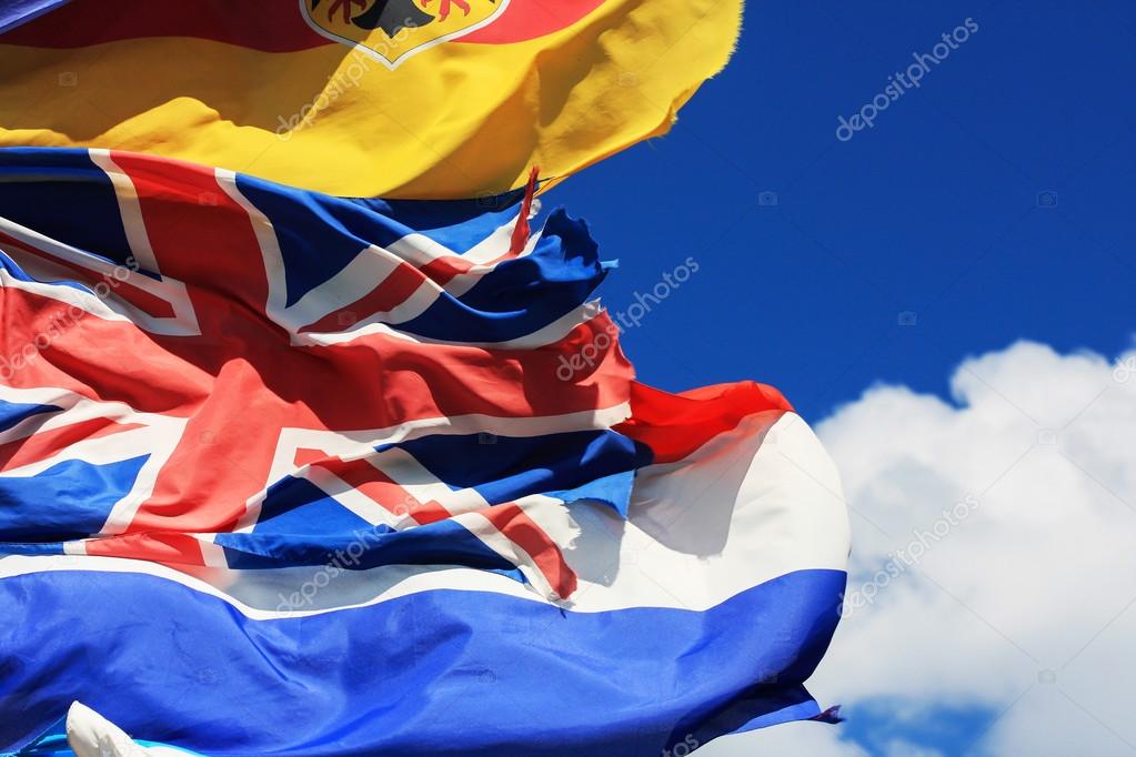 Flags Powerful nations — Stock Photo © Johann #89978060