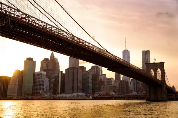 Brooklyn Bridge sunset - Stock Image - Everypixel
