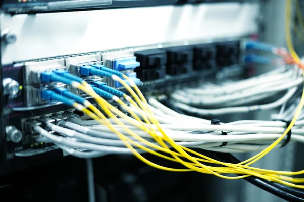 Communication and internet network server room Stock Photo by ©firefox ...
