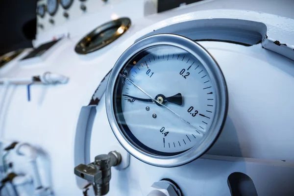 Close Barometer Natural Gas Production Industry Stock Photo by ...