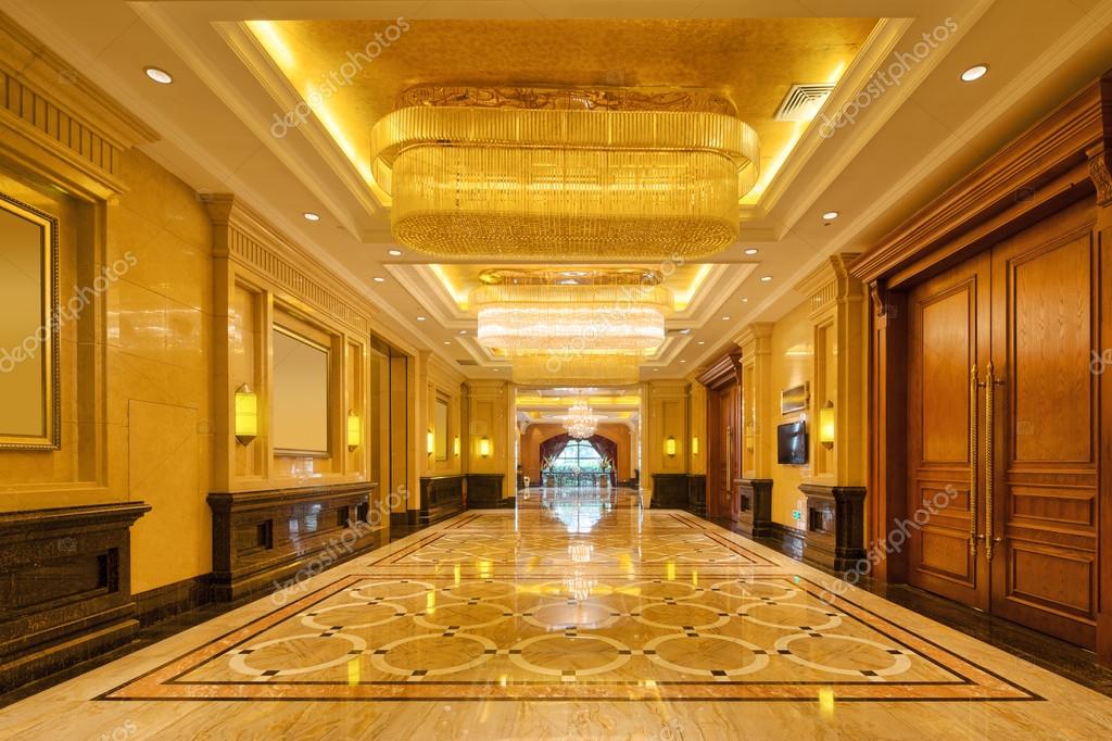 Interior of luxury entrance hall — Stock Photo © zhudifeng #94320220