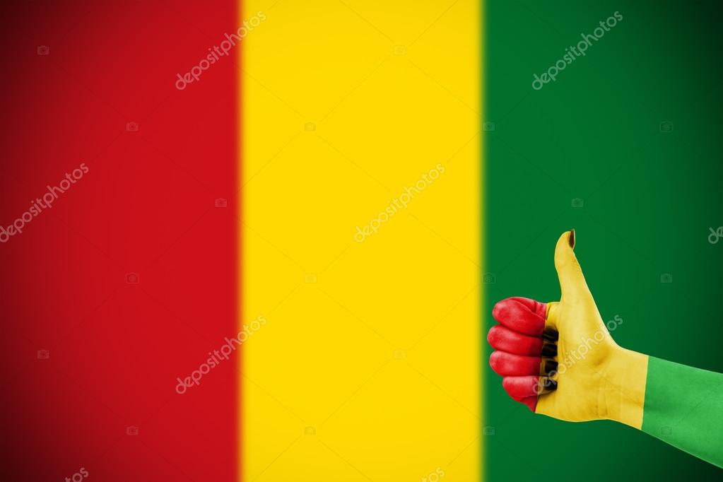 Colors of reggae applied on hand — Stock Photo © yoka66 #62410033