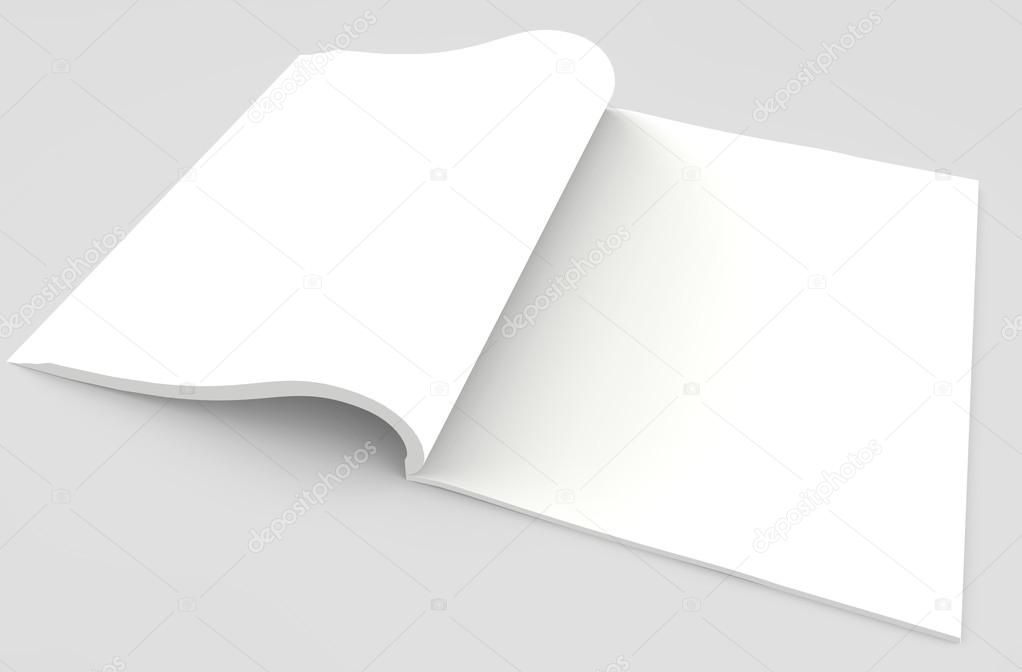 Magazine open on a grey background — Stock Photo © cla1978 #90873024