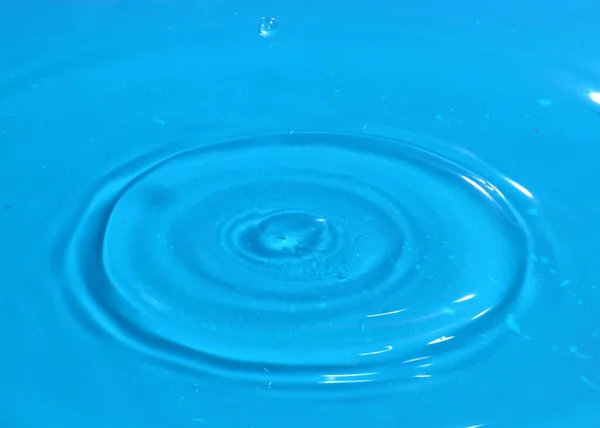trace on the surface of clean water after impact when a drop of liquid ...