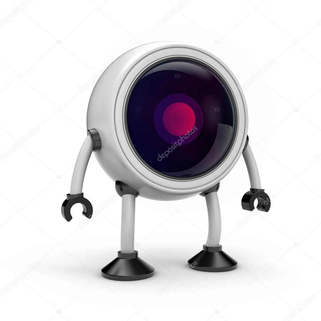Robot security CCTV camera — Stock Photo © Pixelery.com #119912376