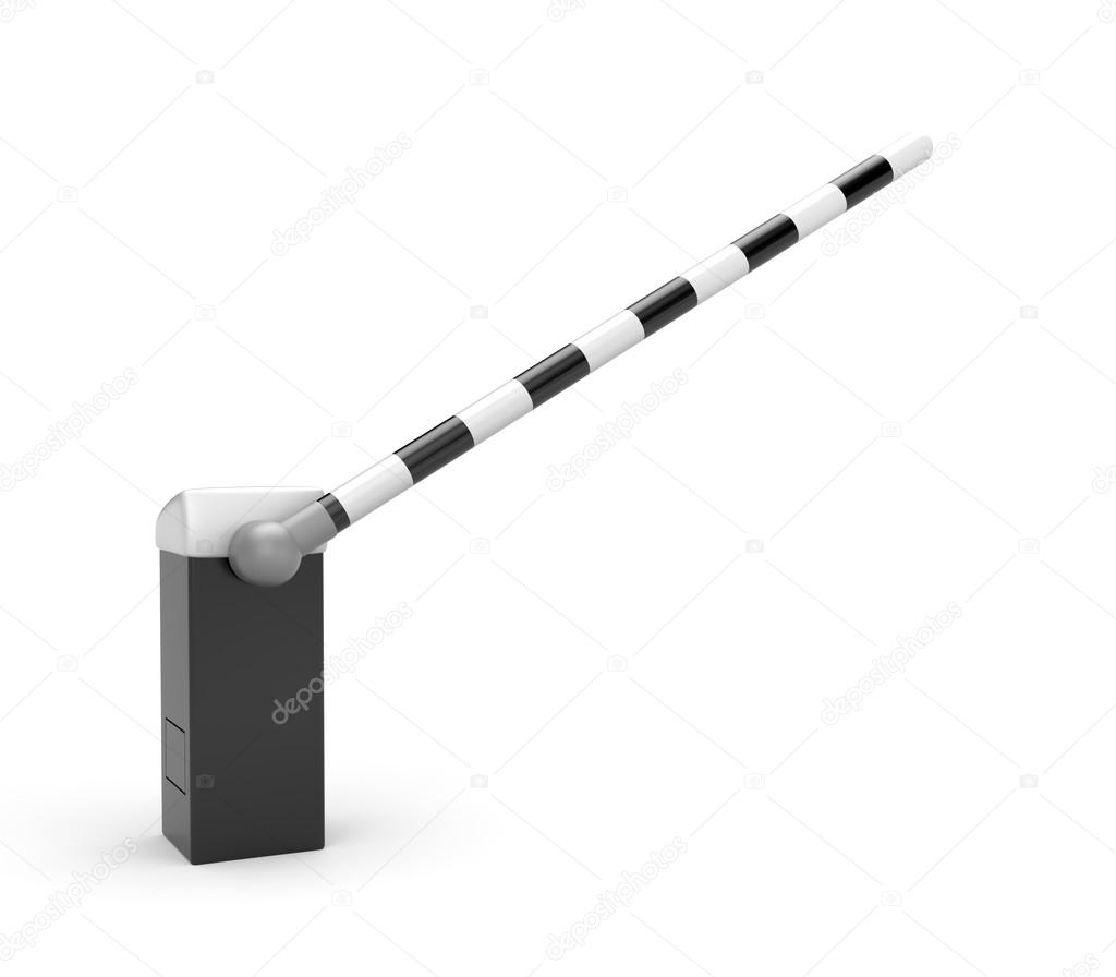 Black and white Barrier — Stock Photo © Pixelery.com #66928779