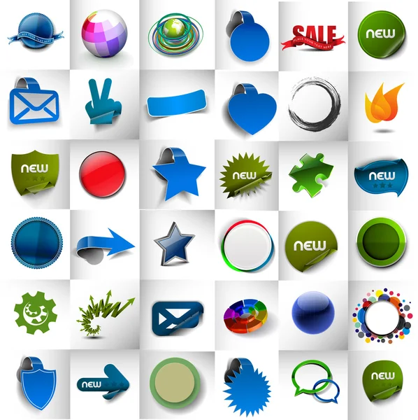 Sticker design Vector Art Stock Images | Depositphotos