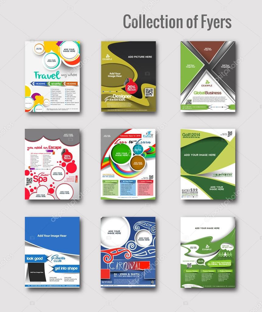 Flyer & Poster Design Stock Vector Image by ©redshinestudio #71745043