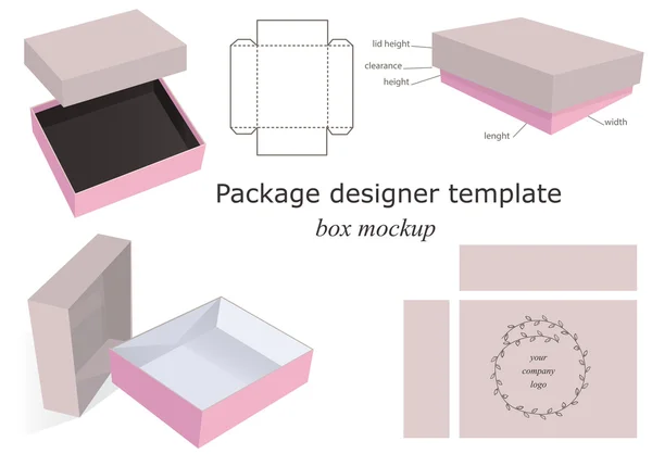 Box mockup ภาพเวกเตอร์สต็อก Box mockup ภาพประกอบที่ปลอดค่าลิขสิทธิ์ ...