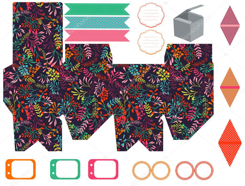 Gift box template party set Stock Vector Image by ©yaskii #80729670