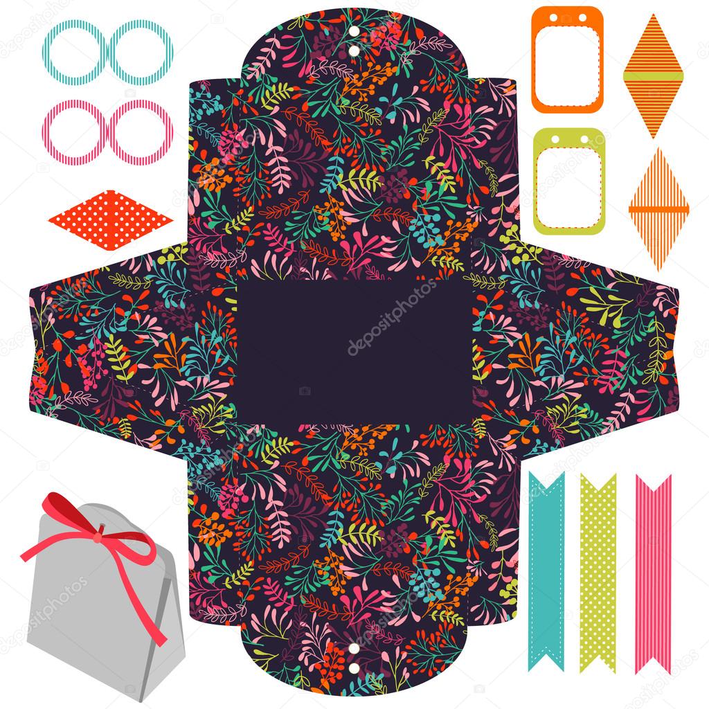 Gift box template party set Stock Vector Image by ©yaskii #80729996