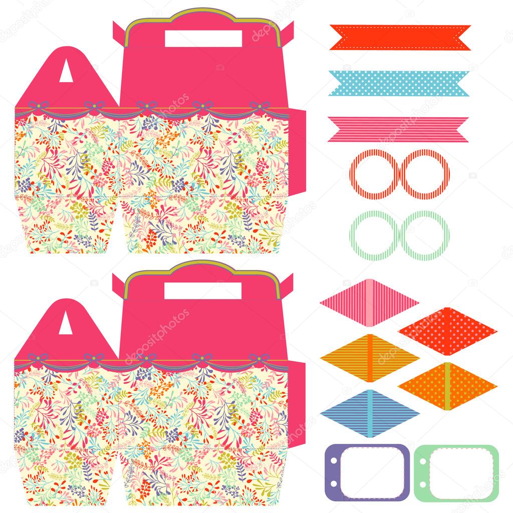 Gift box template party set Stock Vector Image by ©yaskii #80730172