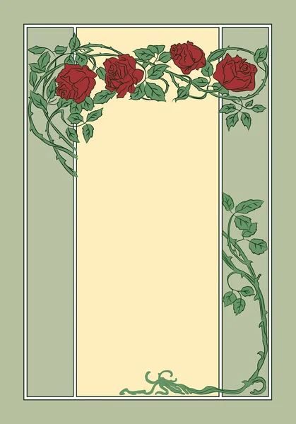 Rose scroll border images vectorielles, Rose scroll border vecteurs ...