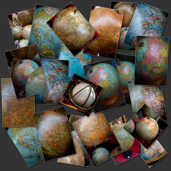 Vintage globe collection Stock Photos, Royalty Free Vintage globe ...