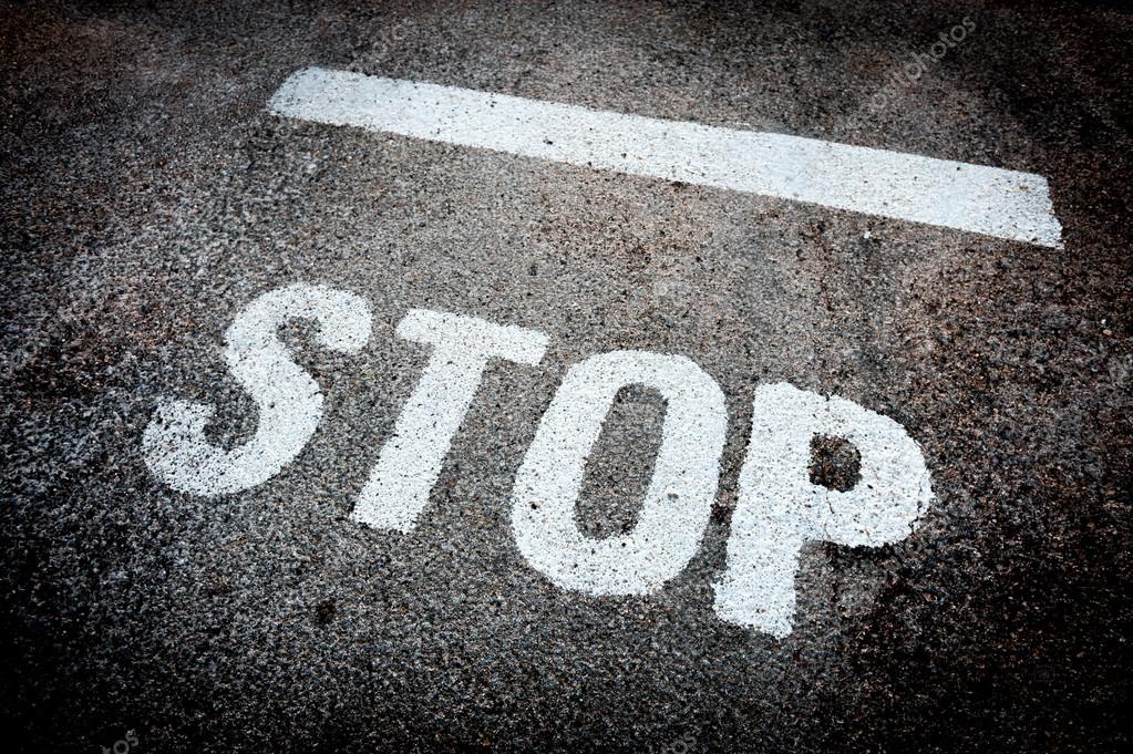 Stop sign Stock Photo by ©franckito 65896317